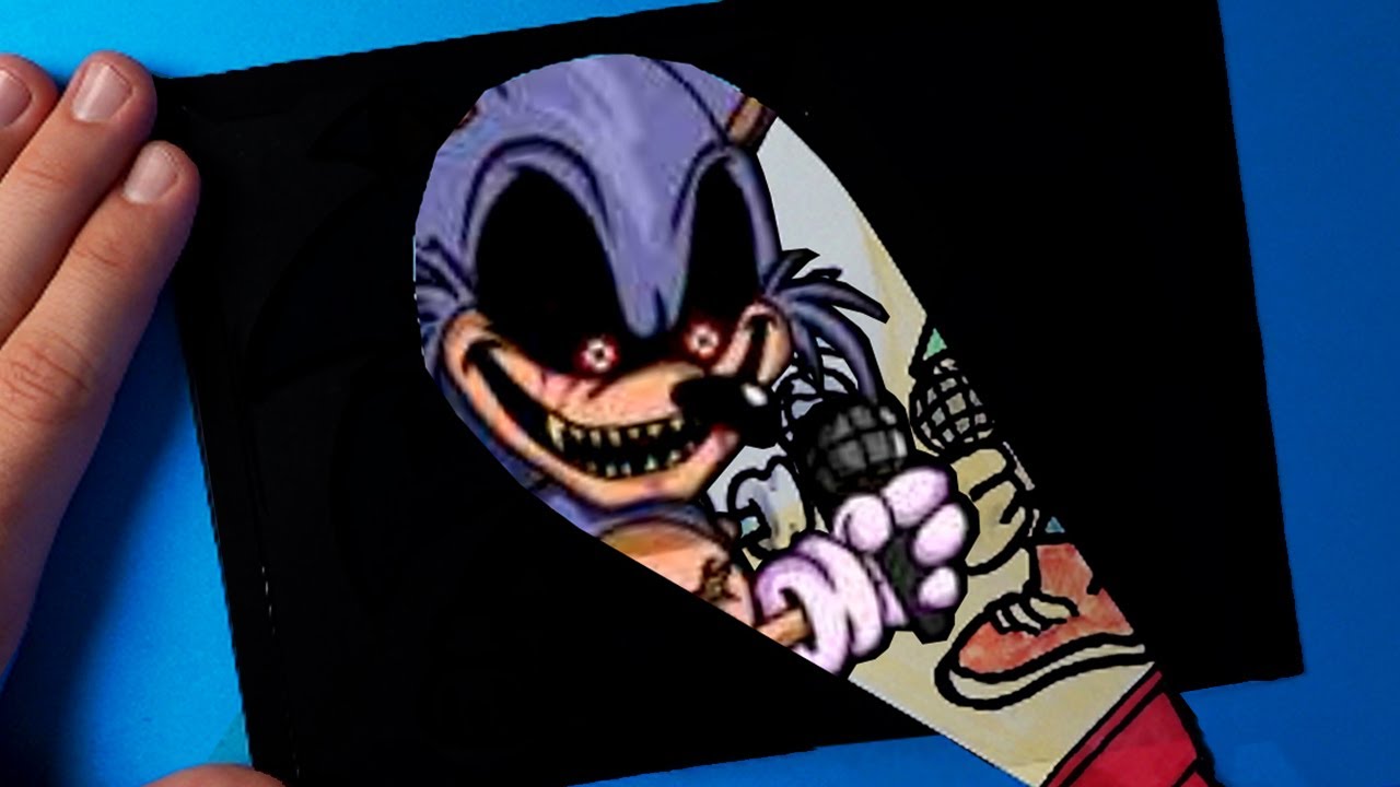 5 FNF ARTS & PAPER CRAFTS for FANS (SONIC EXE, HUGGY WUGGY, SQUID GAME ...