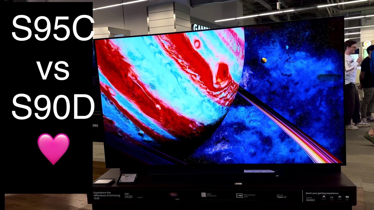 Samsung S92D vs S95C🩷! Brightness 🔆 wins! Hisense U8K,U8N,U9N S95C over ...