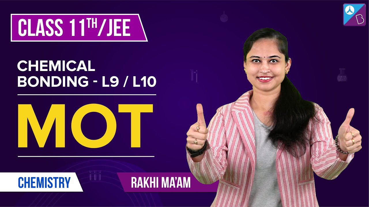 Chemical Bonding Class 11 Chemistry - Molecular Orbital Theory (MOT ...