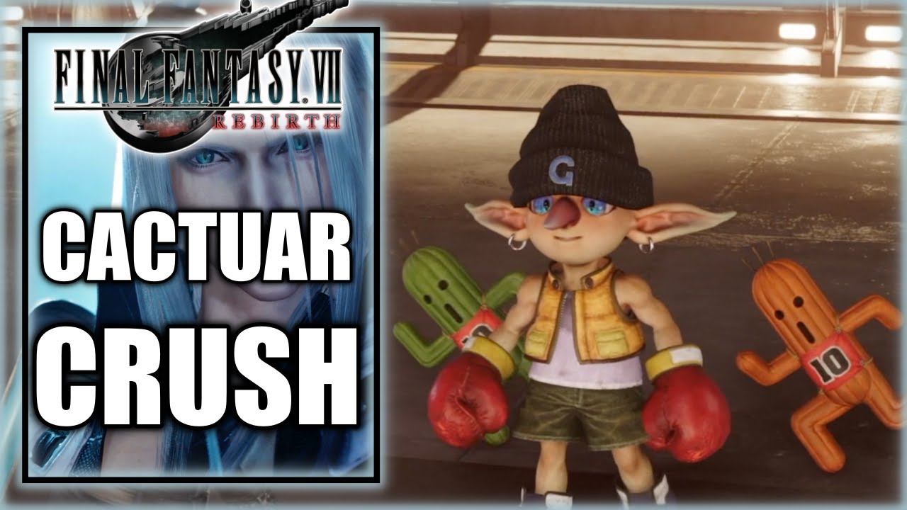 Final Fantasy VII Rebirth - Cactuar Crusher Trophy - Obtain a ...