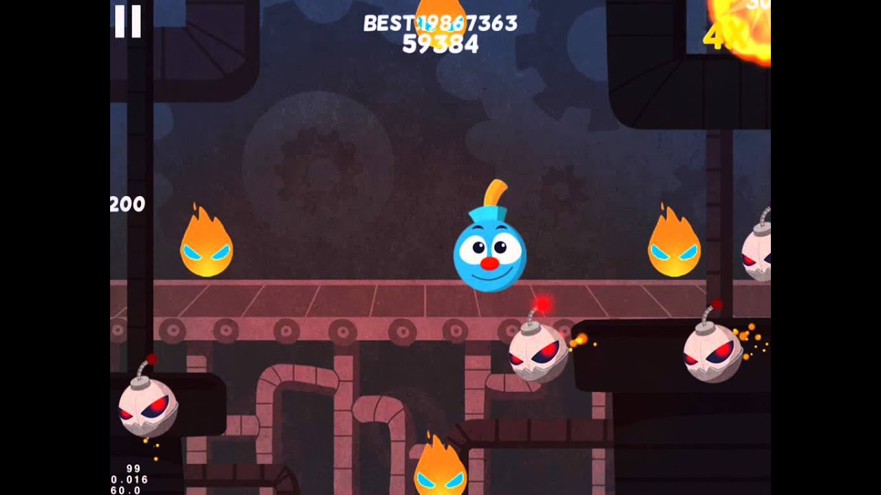 Bomb Dodge on iPad with Touch Gestures - May 5 2014 Game Update - YouTube