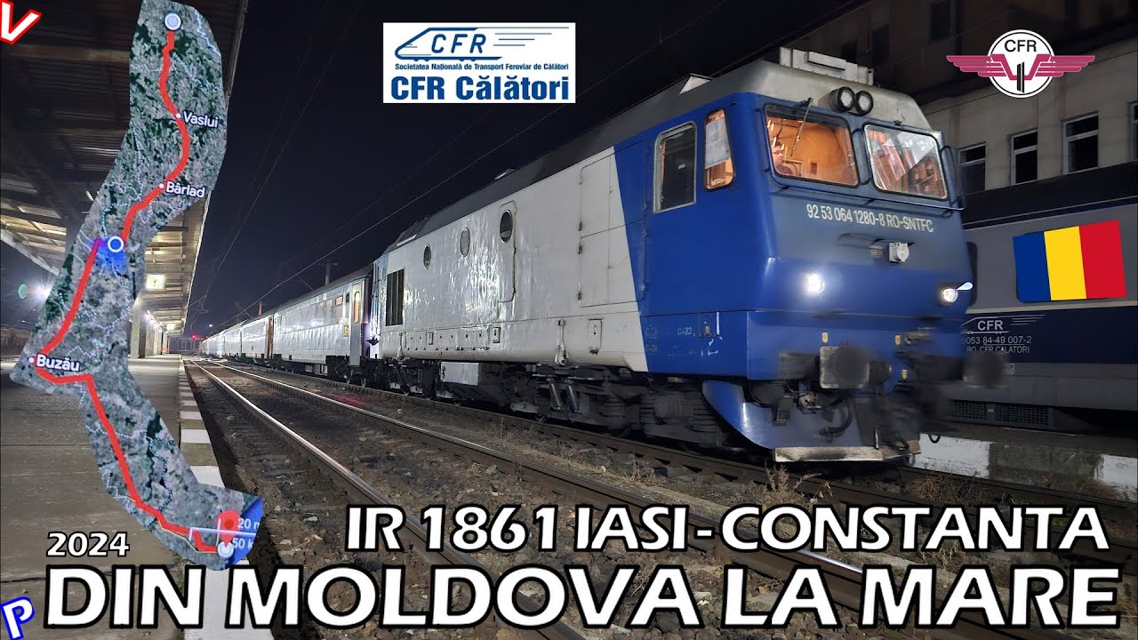 Iasi - Constanta IR 1861 | Refacem calatoria cu trenul de noapte care ...