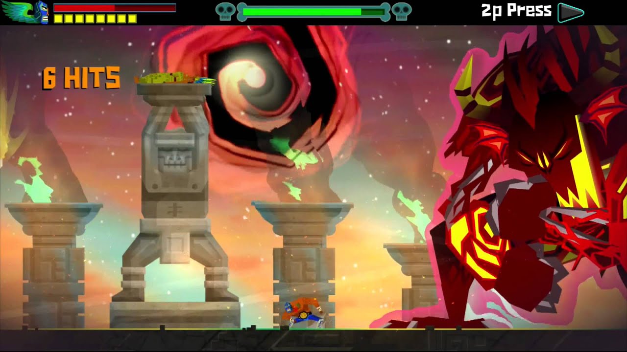 Guacamelee! Calaca Boss Fight in Hard - YouTube