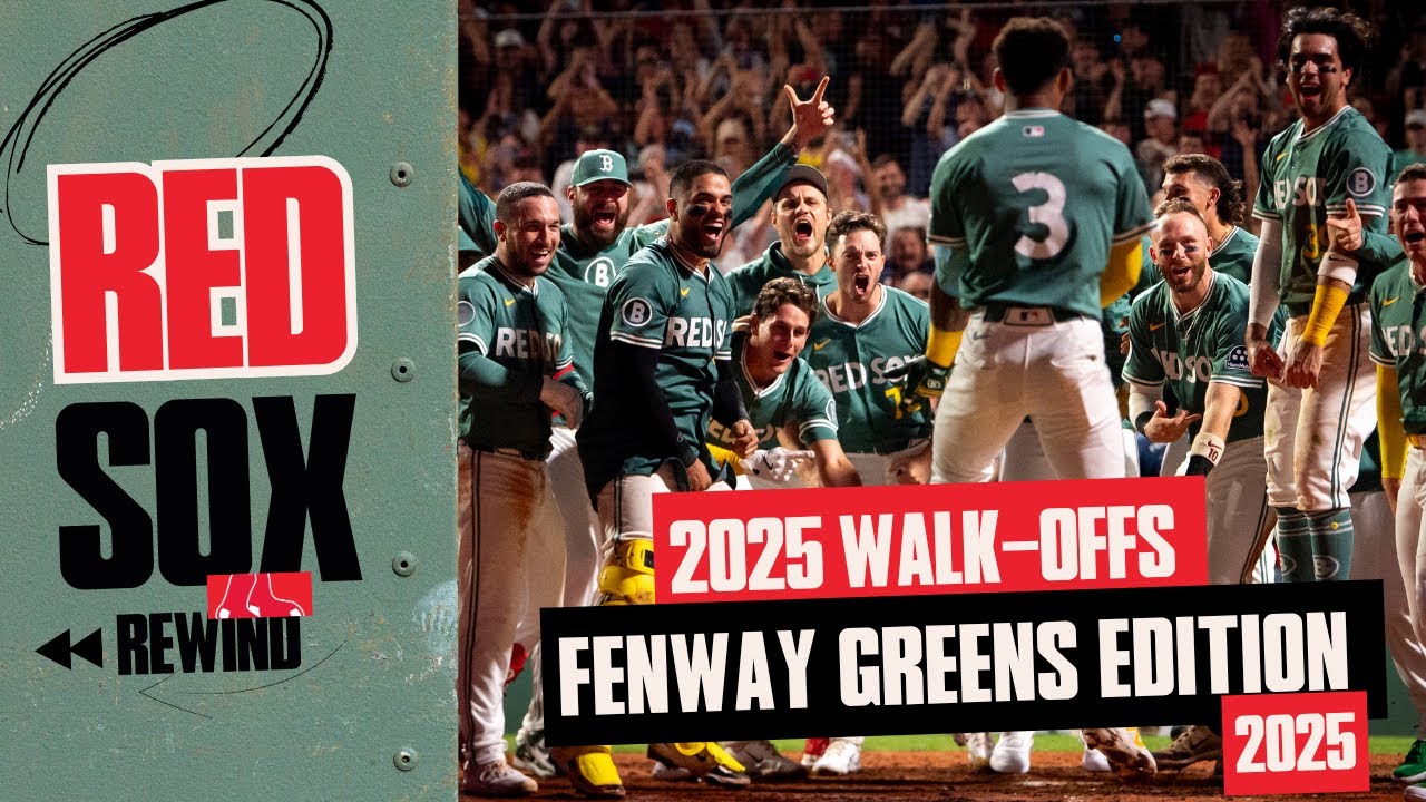 Red Sox Walk-Off Wins In Fenway Greens | Red Sox Rewind - YouTube
