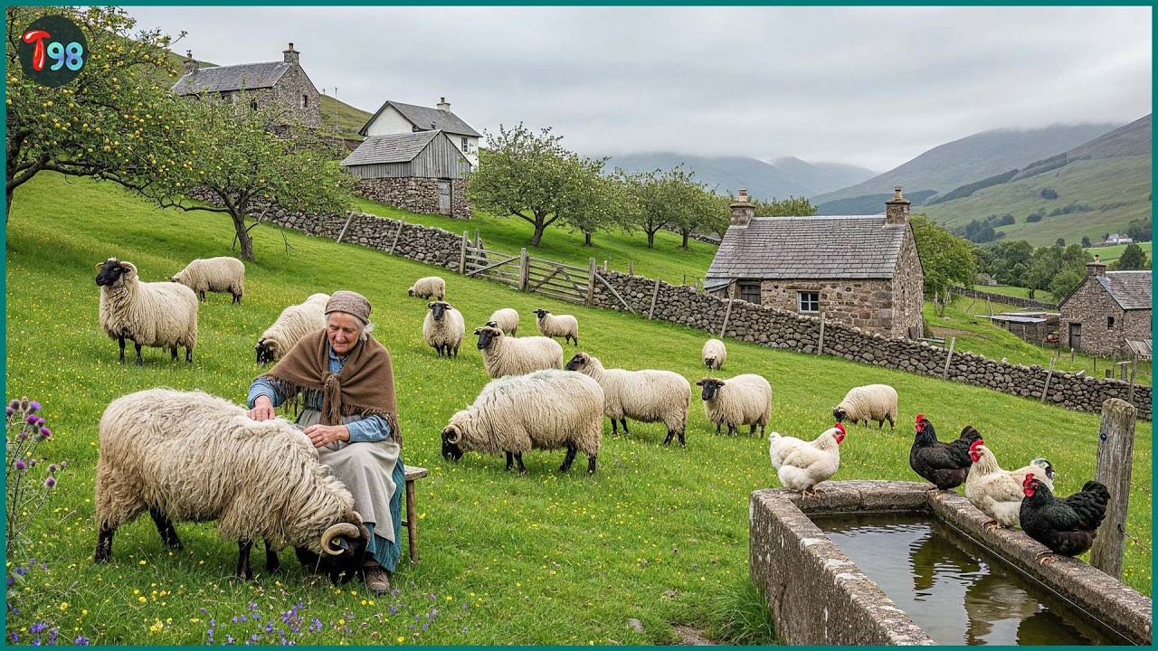 Peaceful Countryside Life in Scotland – Sheep Farming, Fruit Harvesting ...