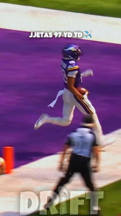 Sam Darnold to Justin Jefferson for a 97 YARD TD 🍿👀 #shorts - YouTube