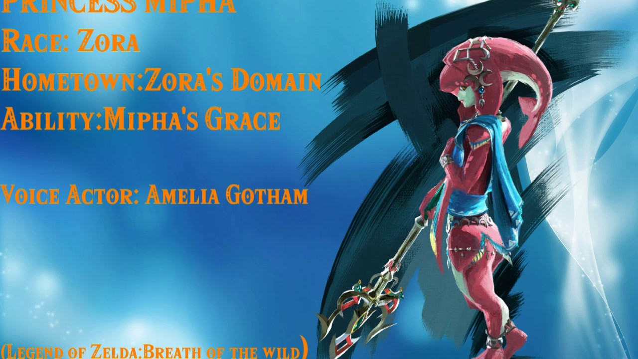 Princess Mipha Voice files - YouTube