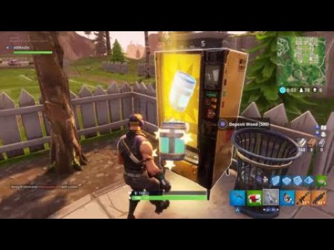 Llama Right Next to Legendary Vending Machine in Fortnite Battle Royale ...