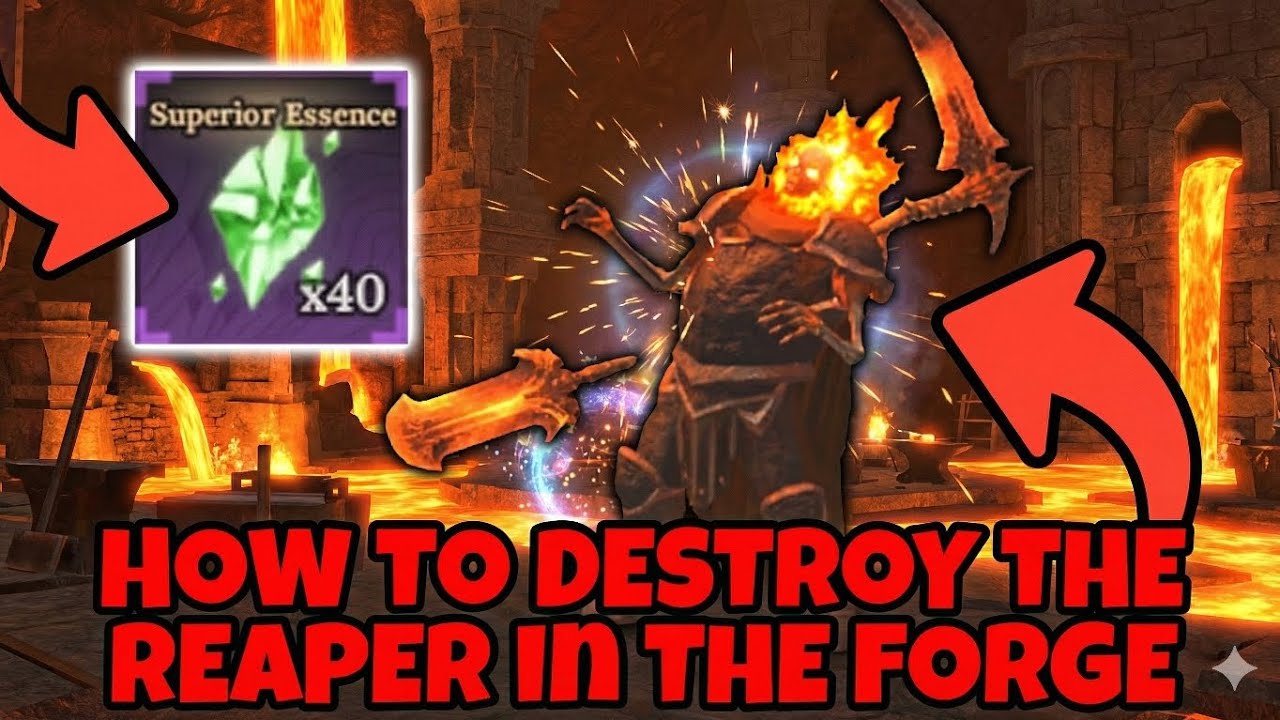 HOW TO DESTROY THE REAPER in THE FORGE ⚔️ (Roblox The Forge) - YouTube