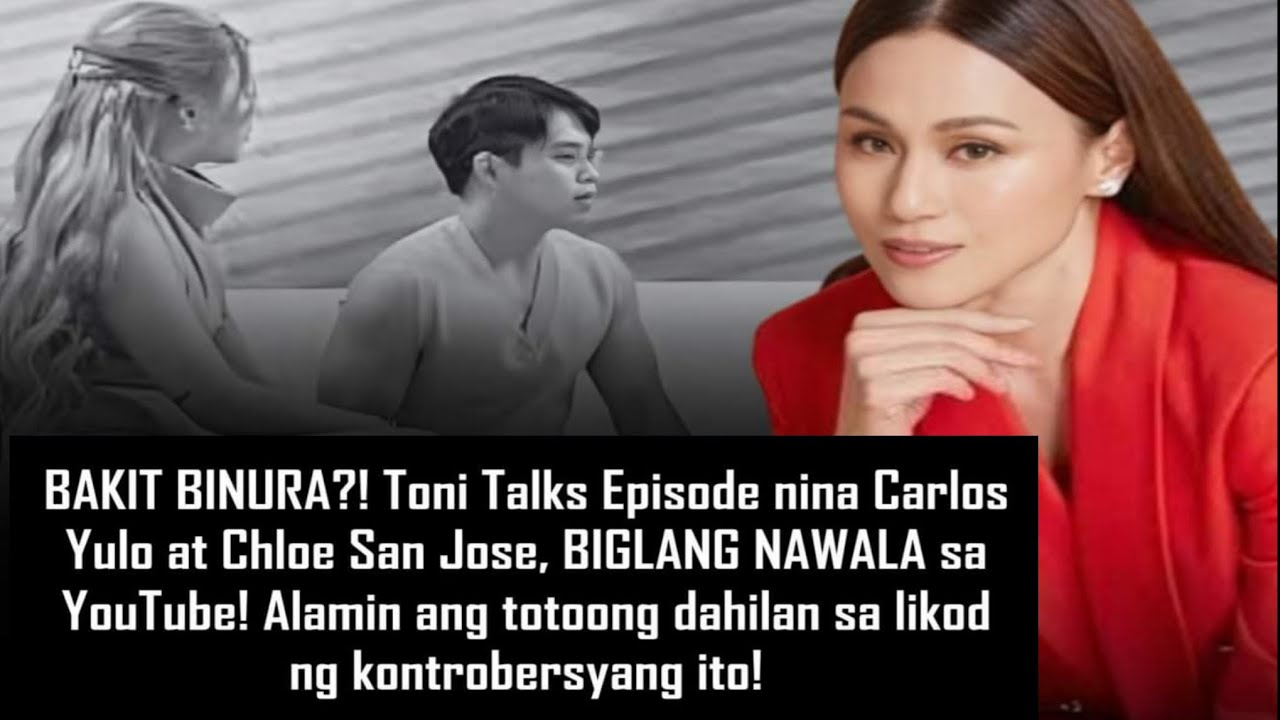 🔴TONI TALKS EPISODE NINA CARLOS AT CHLOE BAKIT BINURA⁉️BIGLANG NAWALA ...