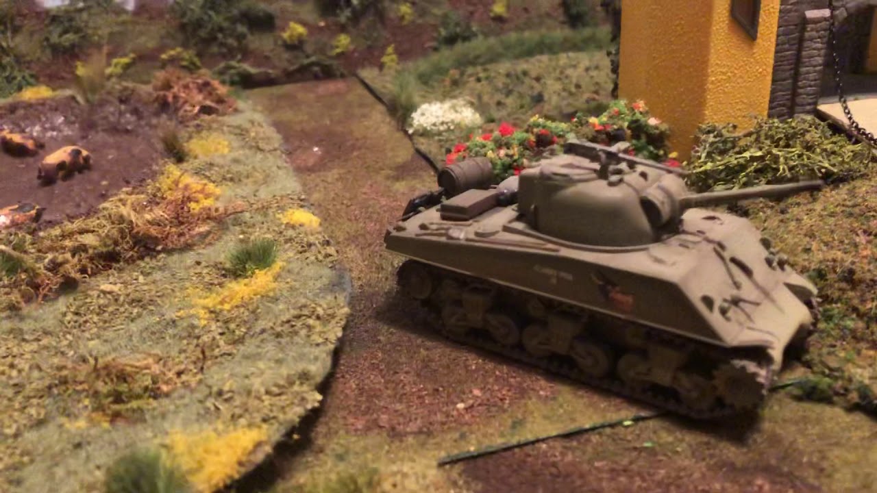 1/72 scale WW2 Sherman tank M4 💥Model for Gaming and Diorama display ...