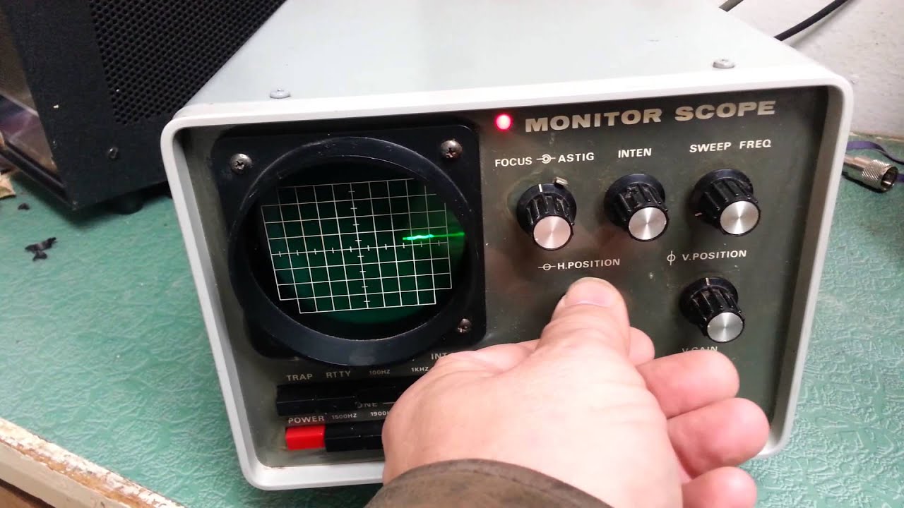 Yaesu YO-100 Monitor Scope - YouTube