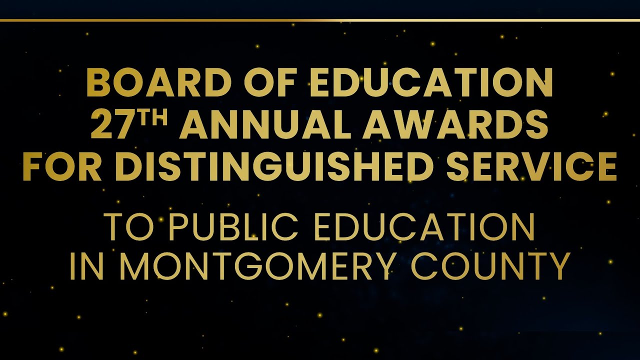 Board of Education 27th Annual Distinguished Service to Public ...