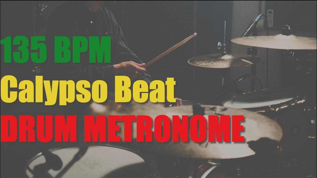 Calypso Beat Drum Metronome Loop -135 BPM - YouTube