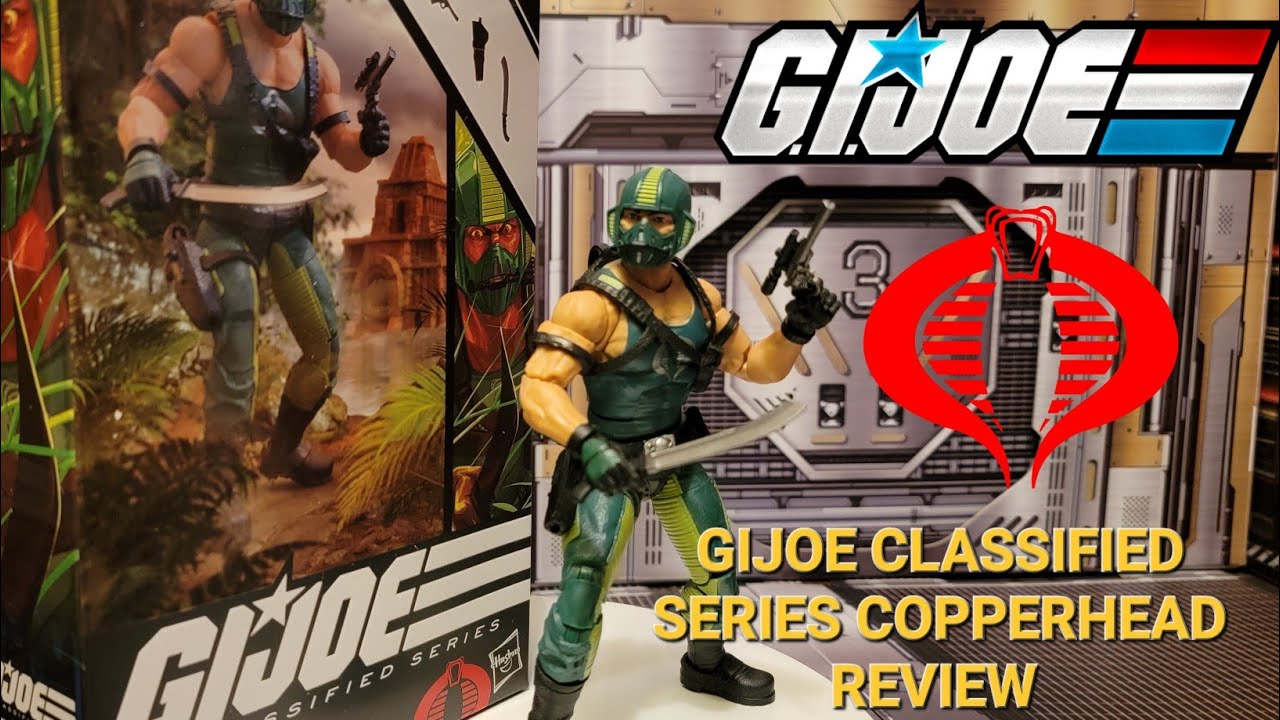 GIJOE CLASSIFIED SERIES COPPERHEAD IN HAND REVIEW - YouTube