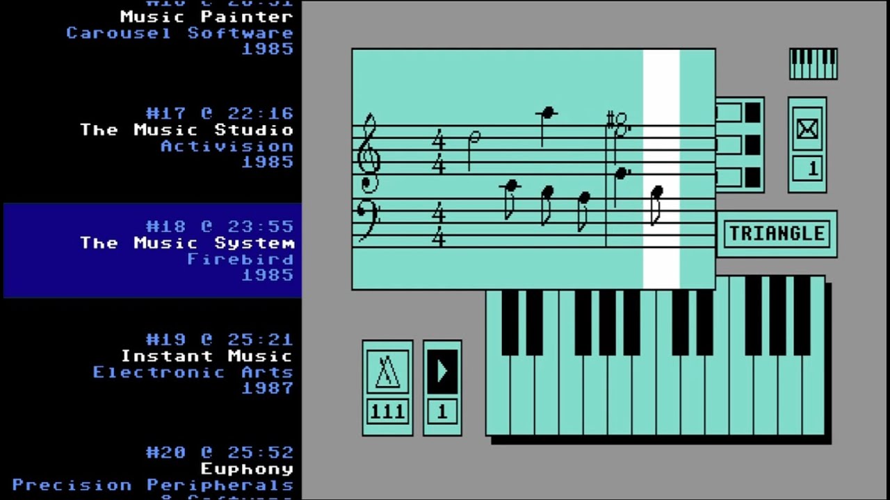 Twenty Commercial C64 Music Editing Programs - YouTube
