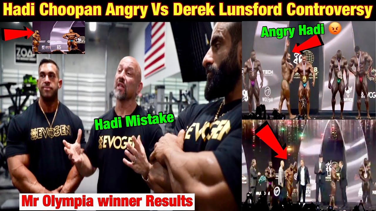 Hadi Choopan vs Derek lunsford Controversy | Hany Rambod Big Statement ...