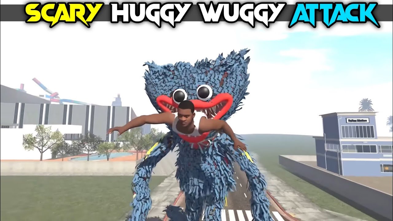 SCARY HUGGY WUGGY ATTACK AGAIN 😱|| Indian Bike Driving 3d || Sasi 99 ...