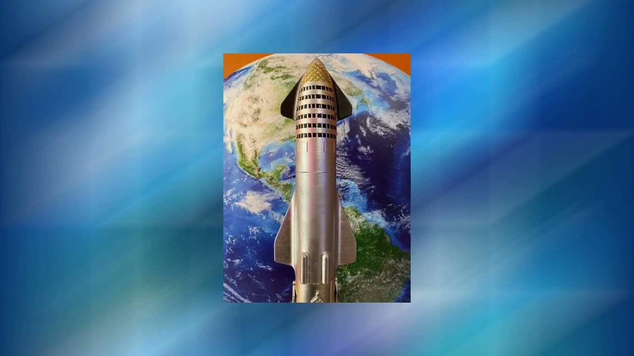 SpaceX Starship Inspired Flyable Model Rocket - YouTube