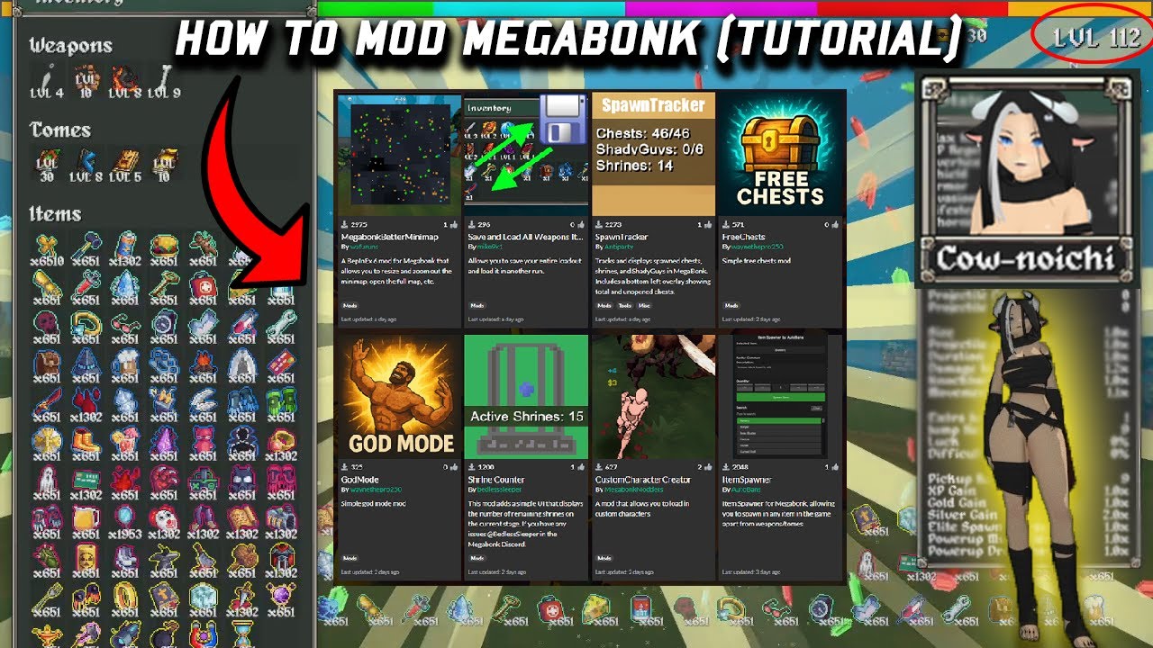 How to Mod Megabonk – Full Tutorial (Custom Characters & Builds) - YouTube