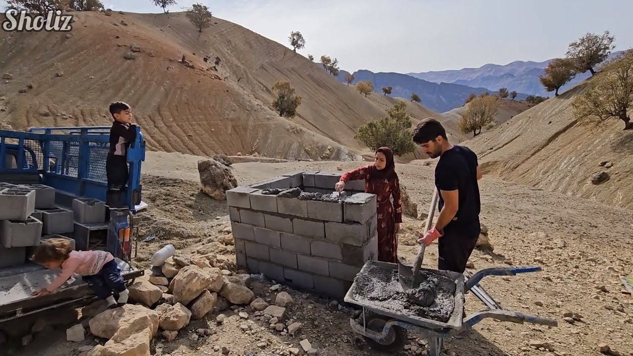 Rustic Craftsmanship & Cuisine: Completing a Toilet Wall and Making ...