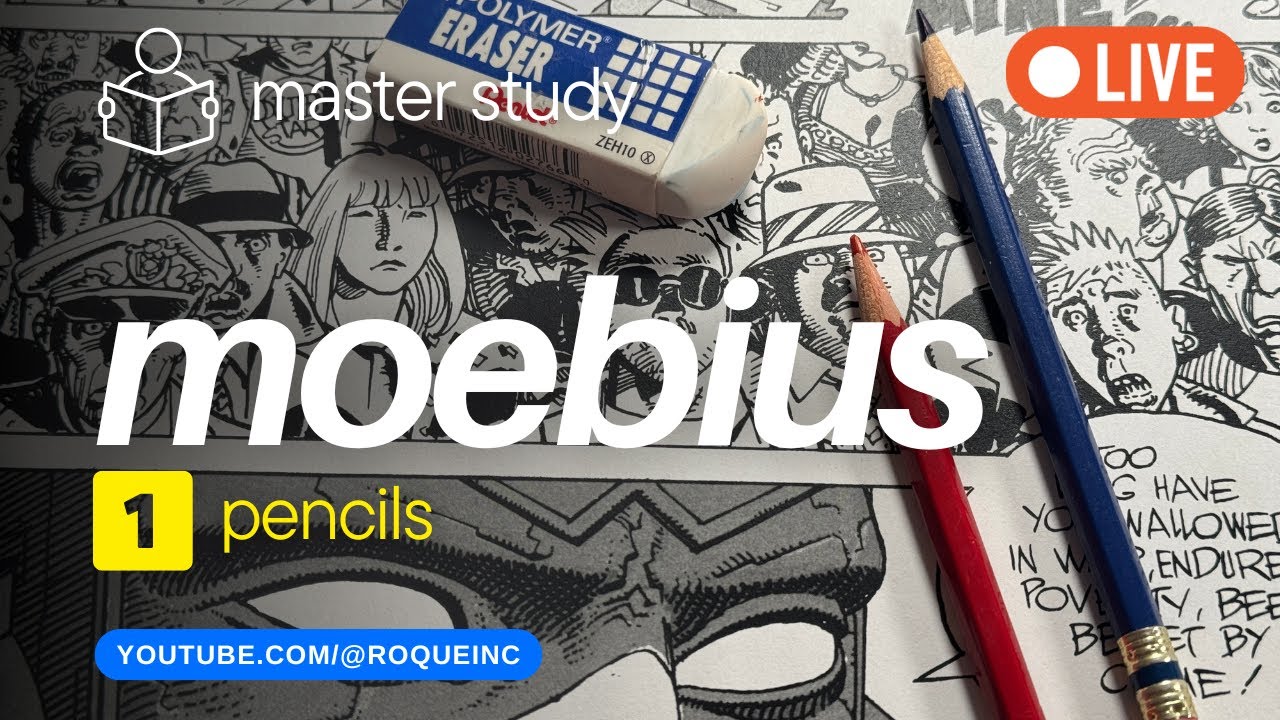 🎨 MASTER STUDY: MOEBIUS - Part 1 (Pencils) - YouTube