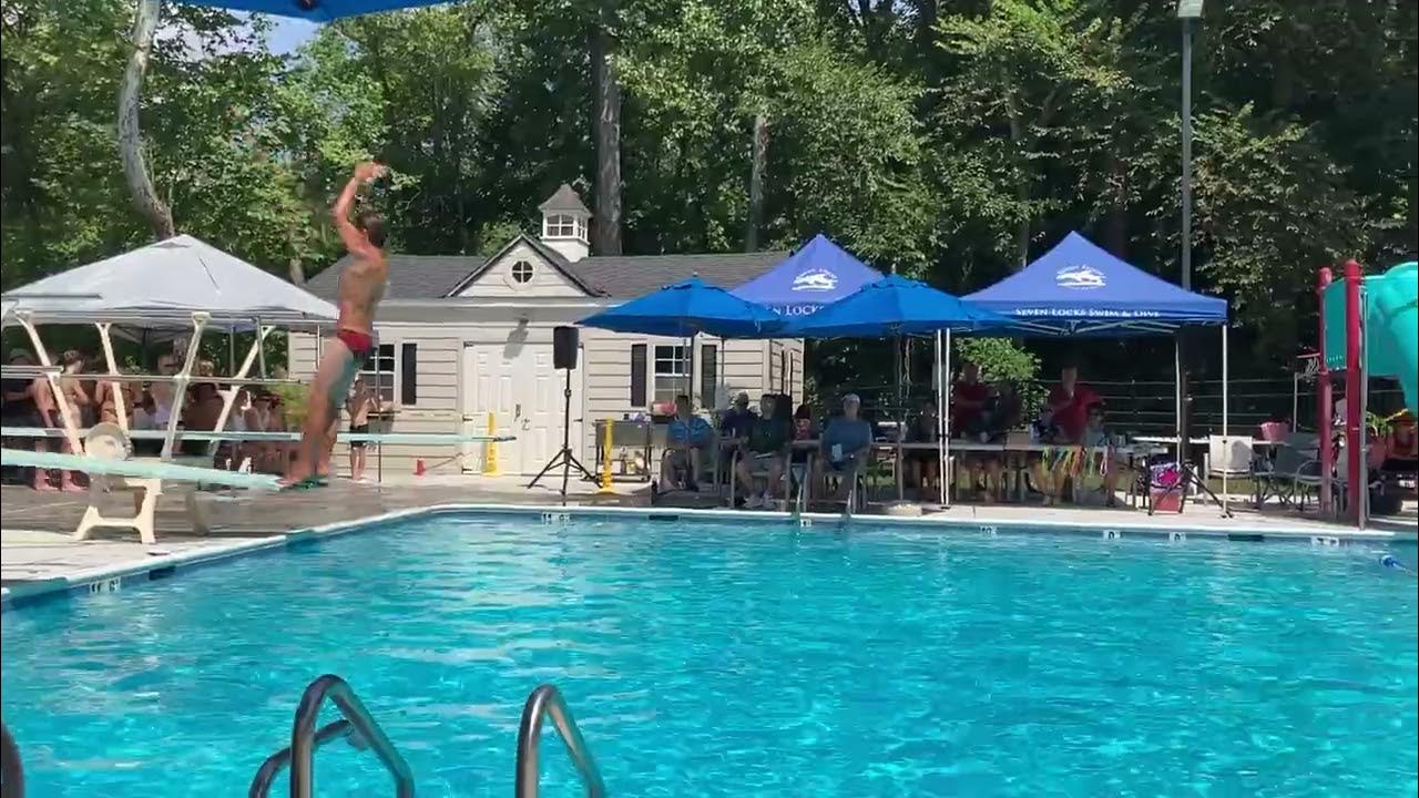 Back Dive Tuck Level of Difficulty 1.6 1 Meter Springboard Diving ...