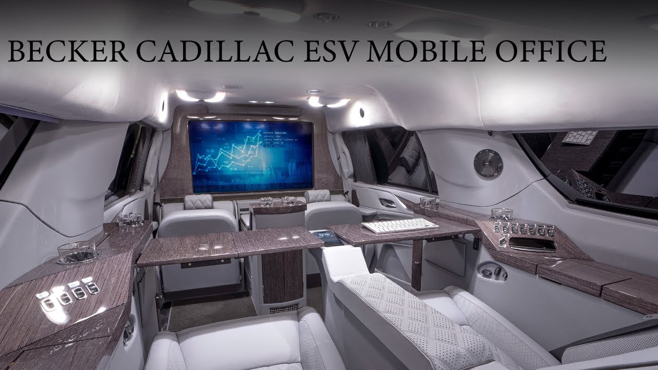 BECKER CADILLAC ESCALADE ESV MOBILE OFFICE - YouTube