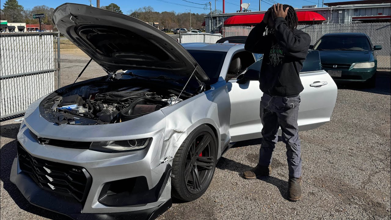 I crashed my 800hp ZL1 1LE - YouTube