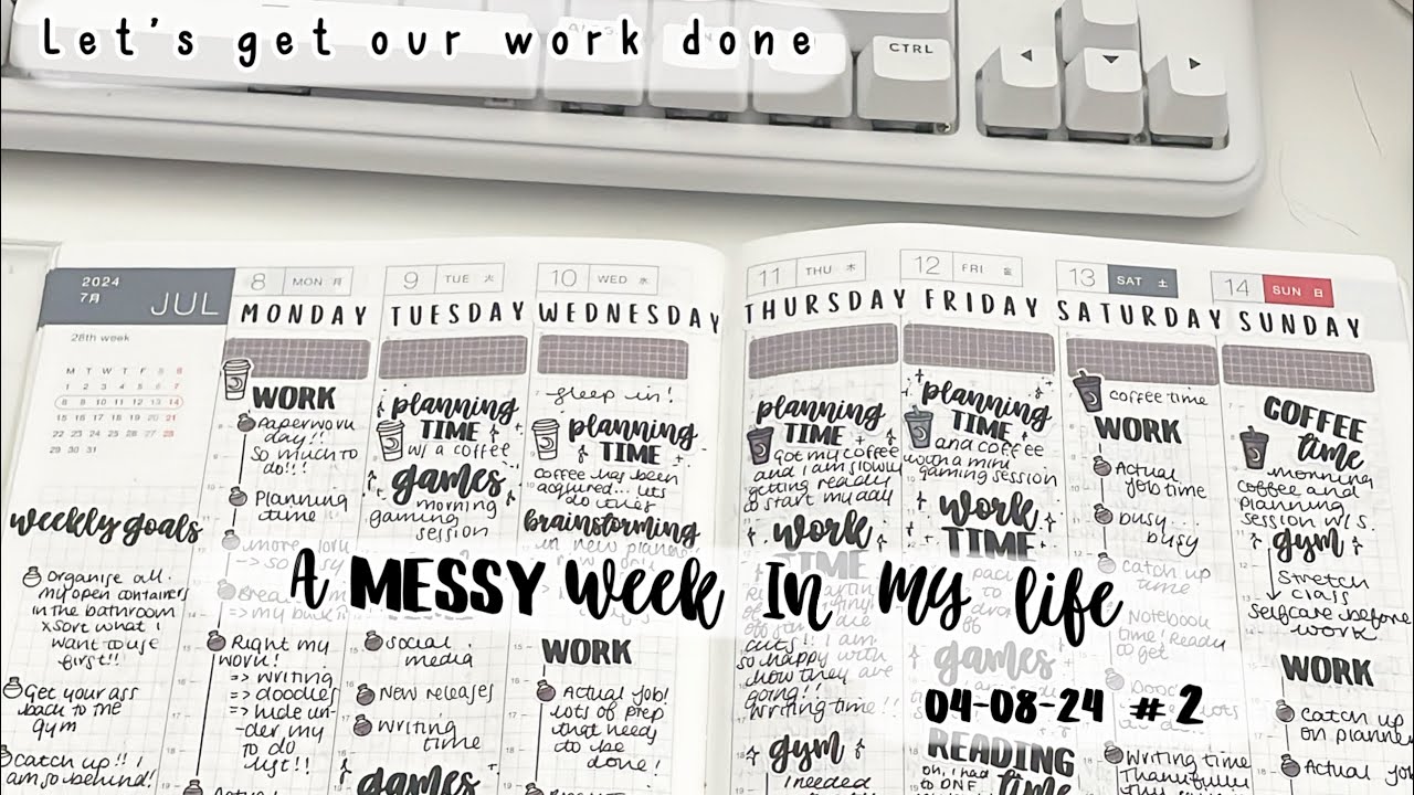 A Messy Week In My Life | 04-08 | Plan With Me | Part Two - YouTube