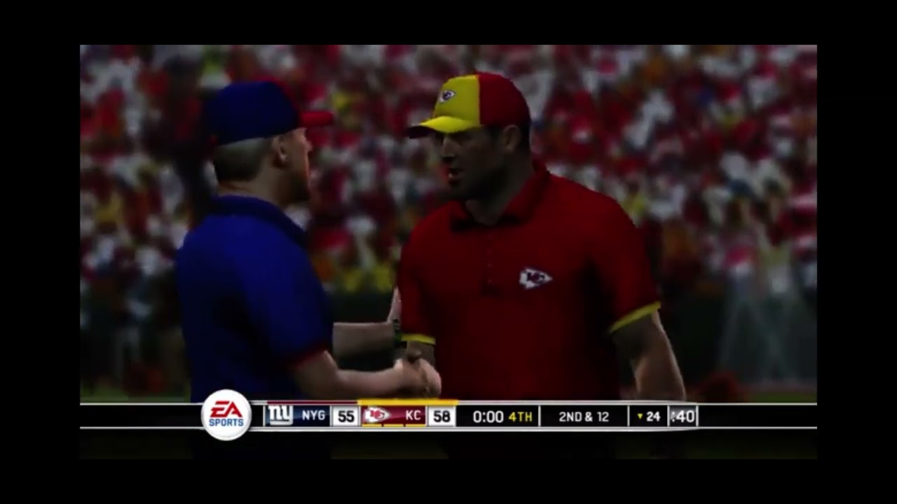 Madden NFL 10. Week 4 (Giants Vs Chiefs) PS3 - YouTube