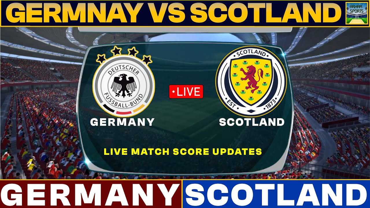 Germany Vs Scotland Live Match Today | GER Vs SCO Live Football Match ...