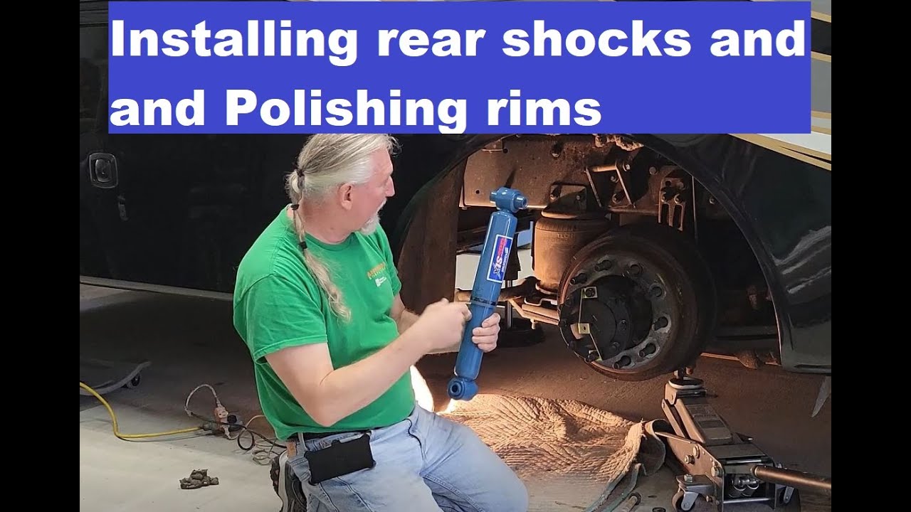Rear Shocks and Polish Rims - YouTube