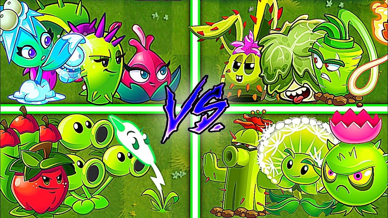 Random 4 Best Team Plants Battles - Who Will Win? - PvZ2 Team Plants vs ...