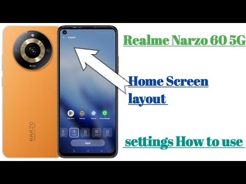 Realme narzo 60 5G. Home screen layout Hidden features settings || How ...