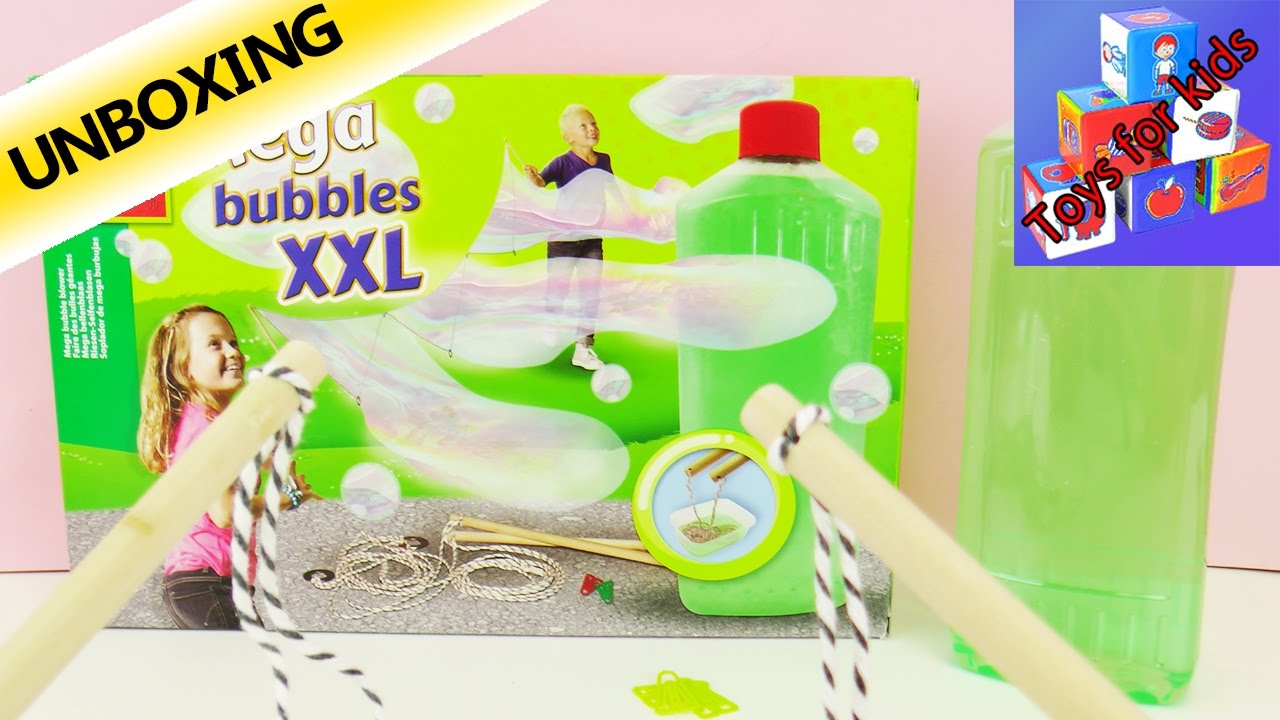 MEGA BUBBLES XXL from Ses Creative | Make HUGE bubbles with string ...