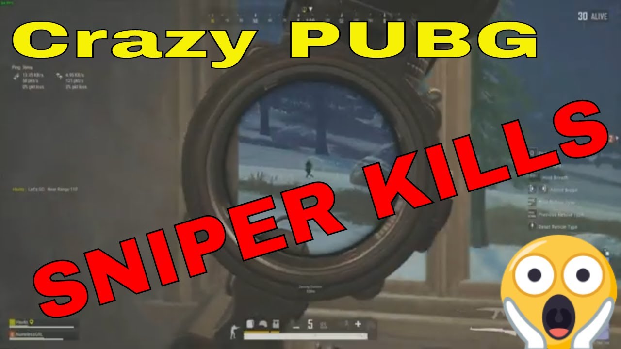 pubg snipernkills - Pubg Crazy Sniper Kills - YouTube