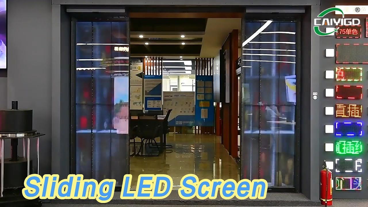 Digital Sliding LED Screen Billboard Moving Full Color Advertising For ...