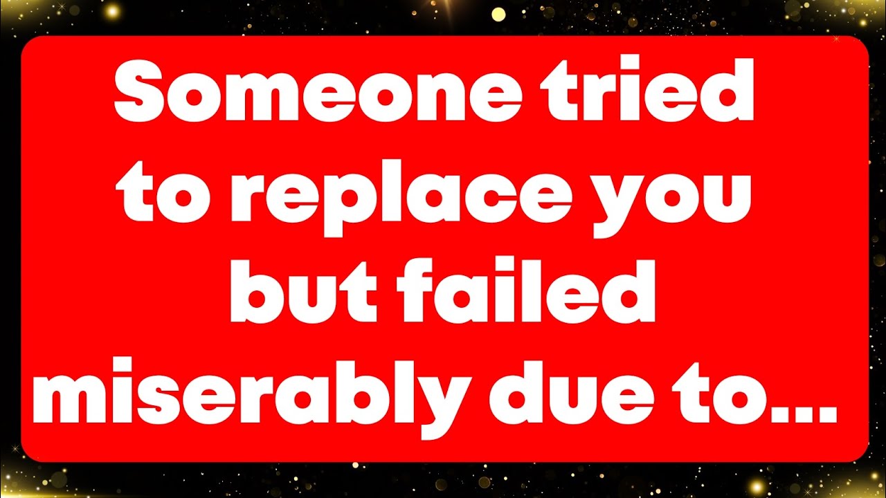 Someone tried to replace you but failed miserably due to... Angel - YouTube