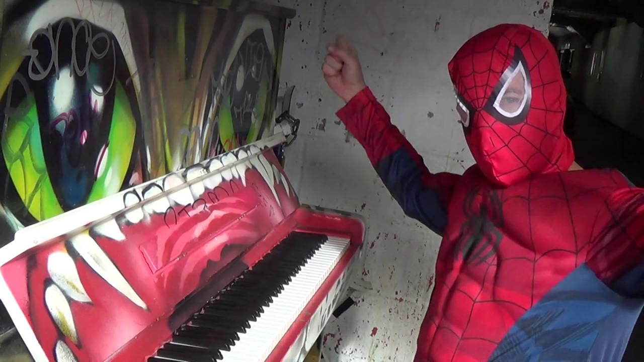 Spiderman Plays Piano (Like a Boss of the Blues) - YouTube