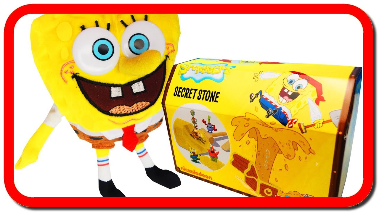 Spongebob Secret Stone Surprise Toys - YouTube