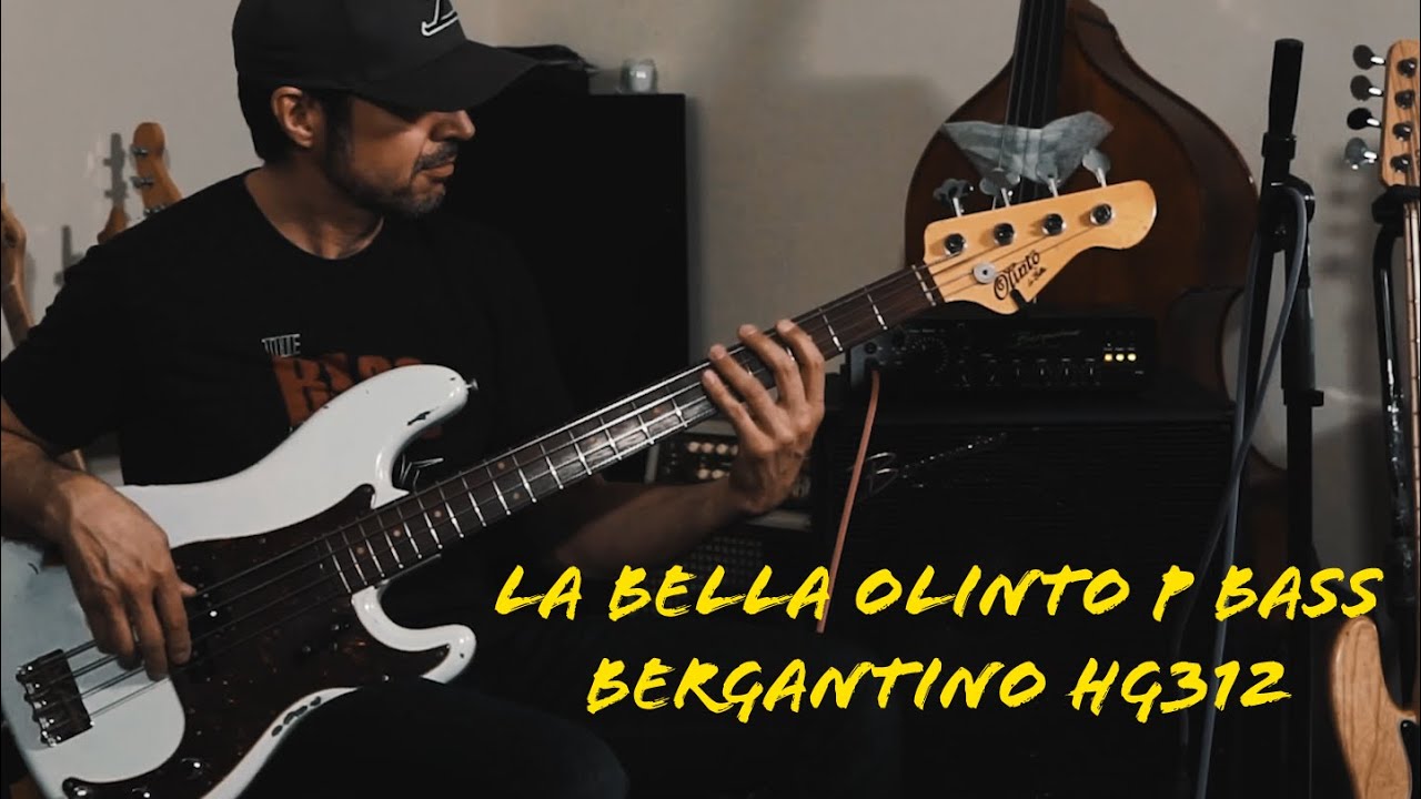 La Bella Olinto P Bass with Bergantino HG312ass Cabinet - YouTube