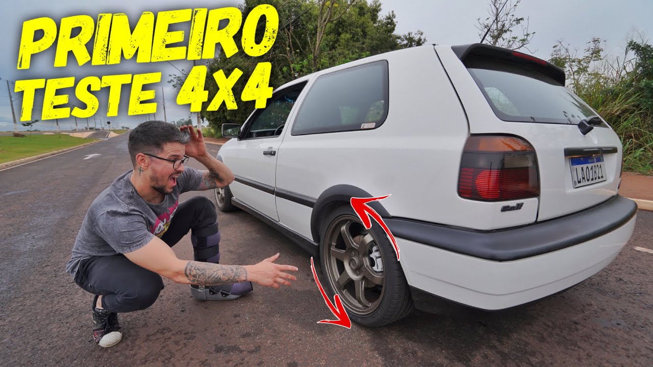 PRIMEIRO TESTE na RUA do 4x4 DO MK3 VR6 turbo 🔥* nem GTR aguenta* - YouTube