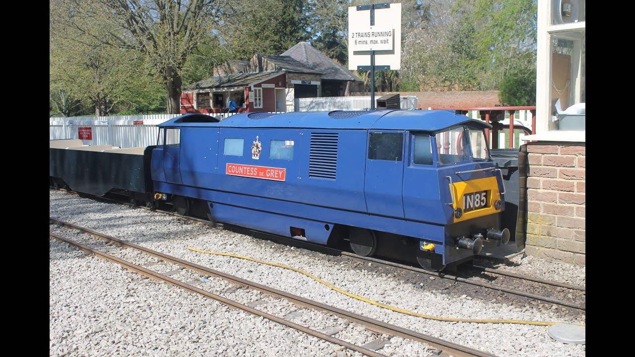 Newby Hall Miniature Railway Lineside 20th April 2023 - YouTube