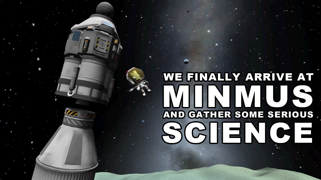 The Minmus Lander finally in action! - KSP Career Playthrough 27 - YouTube