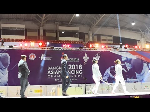 Asian​ Fencing​ Championships​ 2018​ Women Sabre Semi Final