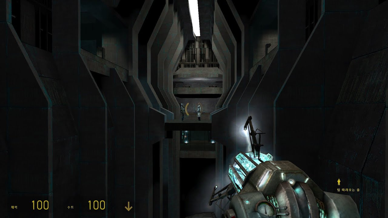 Combine의 Half-Life 2 Episode 2 Mod:Hit Squad 플레이 영상(난이도:Hard,No Death ...