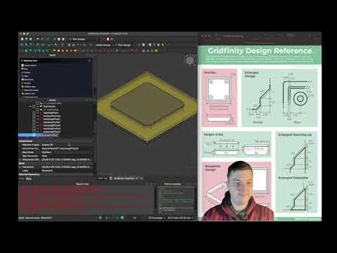 Gridfinity FreeCAD Tutorial: Part 6 - A Fully Parametric Subtractive Loft referencing Variables ...