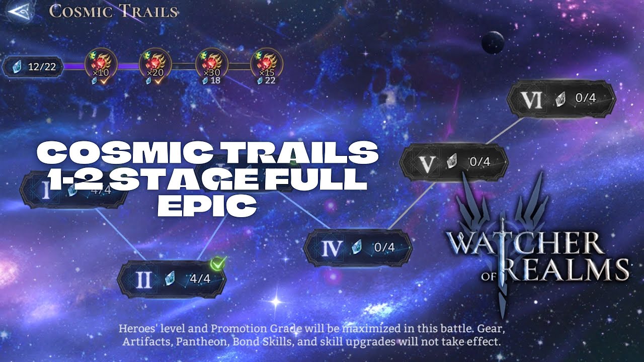 COSMIC TRAILS 1-2 STAGE FULL EPIC - WATCHER OF REALMS - YouTube