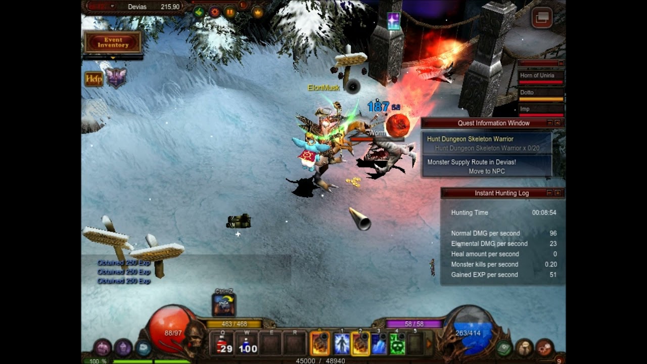 【Mu Online】Dark Wizard 追忆奇迹MU 魔法师 Day 2 - YouTube